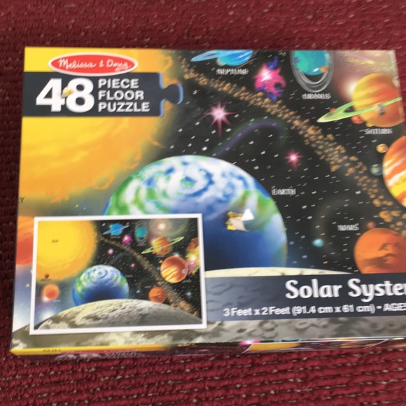 Melissa and Doug | Games | Melissa And Doug 48 Piece Floor Puzzle Solar ...